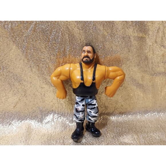 Hasbro | Toys | Vintage 991 Wwf Wwe Bushwackers Butch Figure From ...